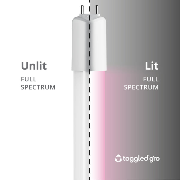 Toggled T8/T12, 4 ft. Direct wire LED Grow Shop Light Fixture – toggled